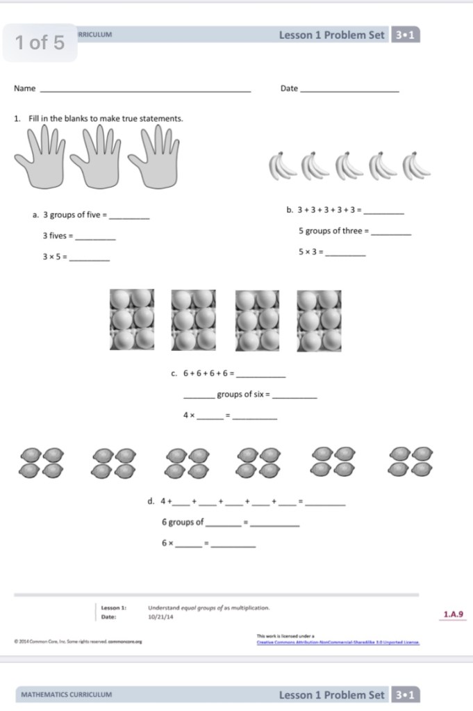 WHEN IS COMMON CORE NOT EXACTLY COMMON CORE? – Dad Gone Wild