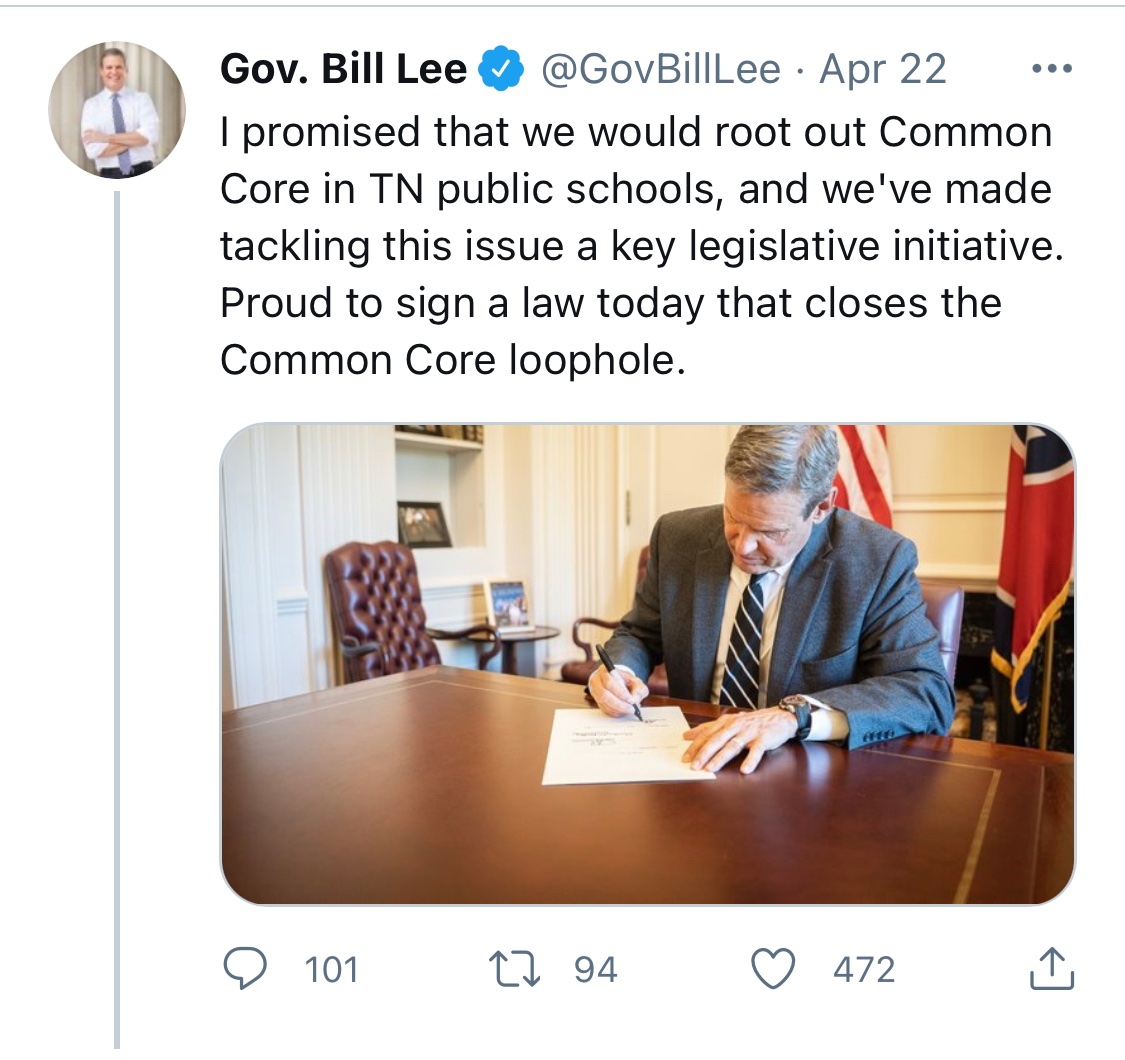 COMMON CORE, LIVE AND THRIVING IN TENNESSEE – Dad Gone Wild